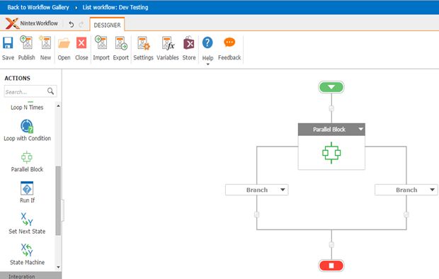 Action: Parallel Block In Nintex Workflows Through SharePoint 2013 And Office 365